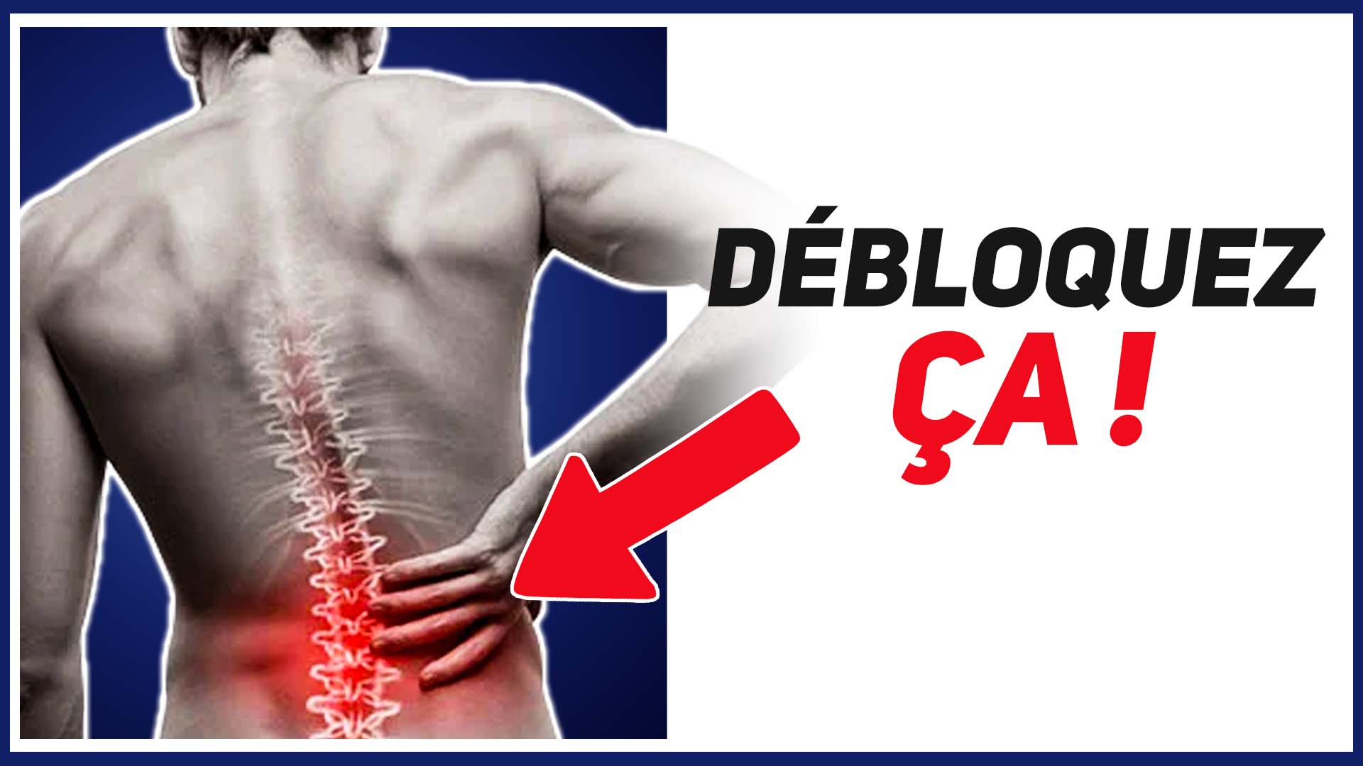 SOULAGER les douleurs au BAS DU DOS